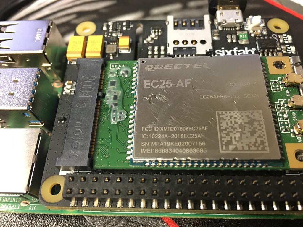 Verizon HAT verification - Cellular IoT HAT - Sixfab Community