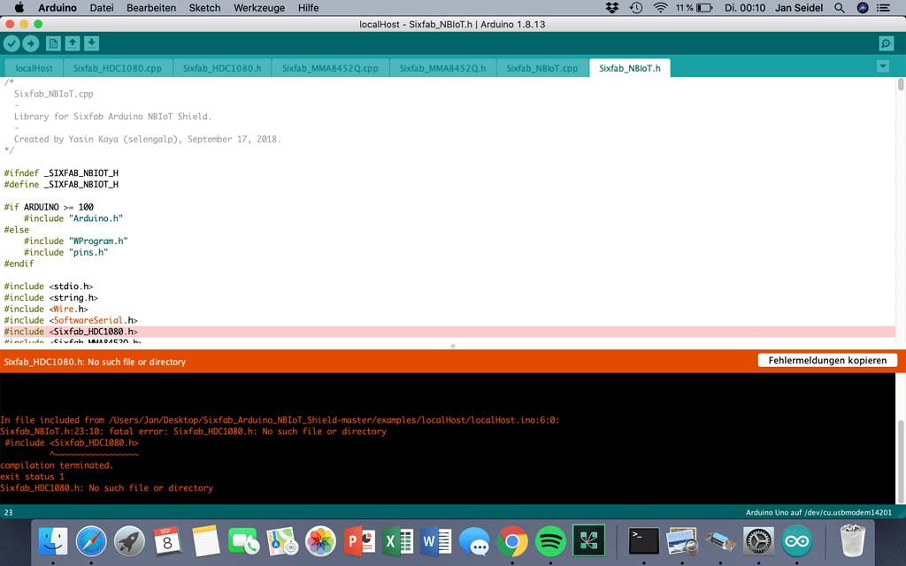 NB IoT Arduino Shield - Cellular Modules - Sixfab Community