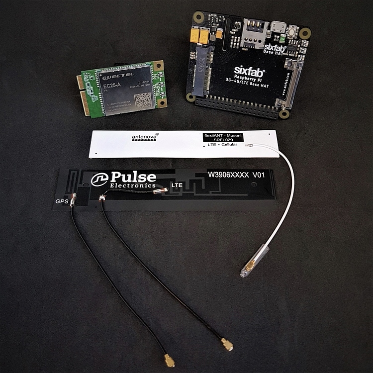 Raspberry Pi 4G/LTE HAT Kit for Singapore - 3G/4G